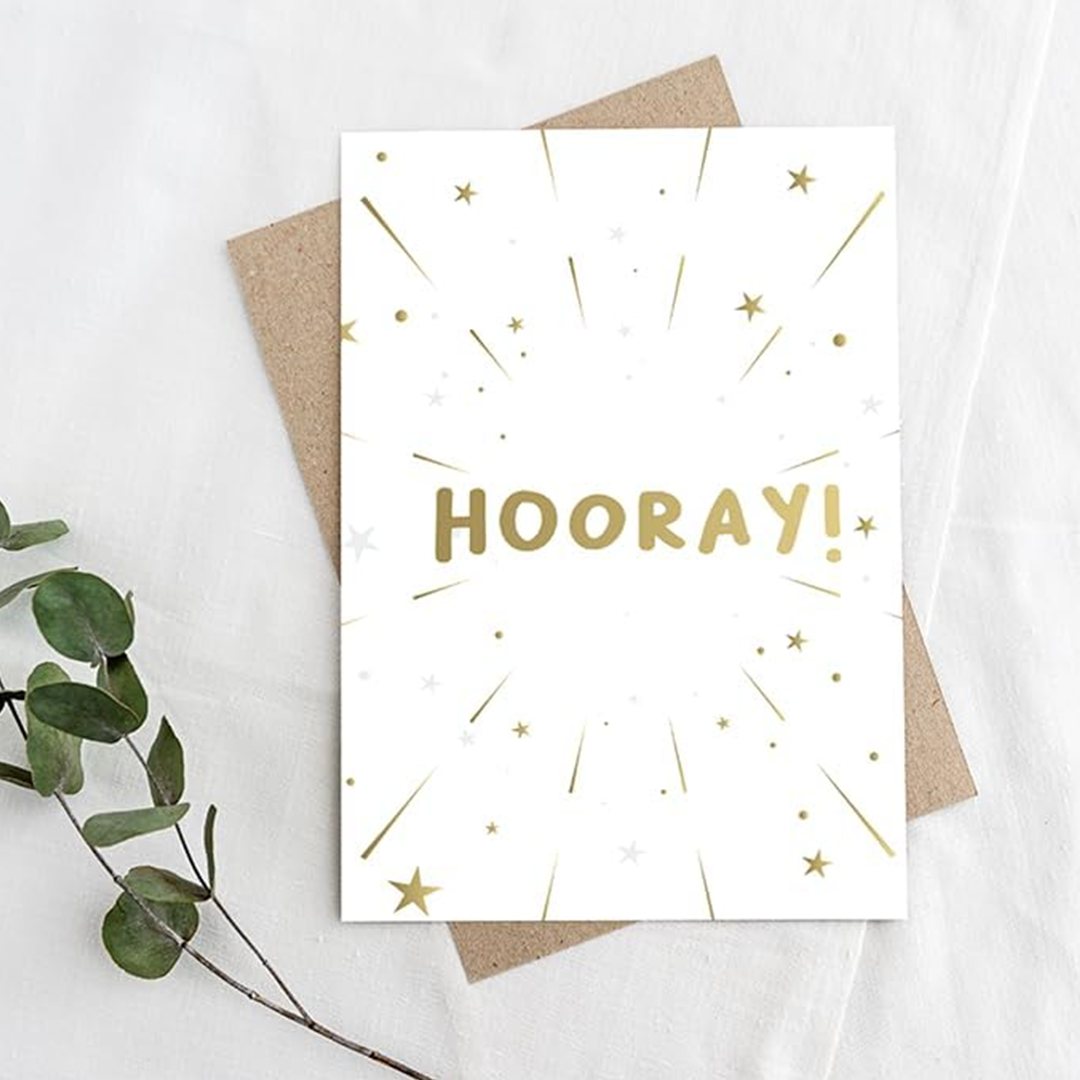 Congratulations, Hooray! General Greeting Card